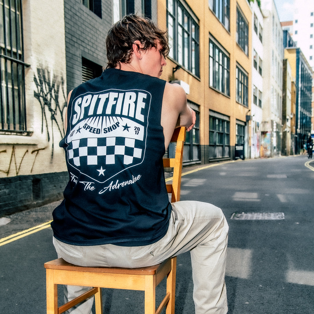 Spitfire Fuel The Adrenaline Black Vest – Spitfire Speed Shop