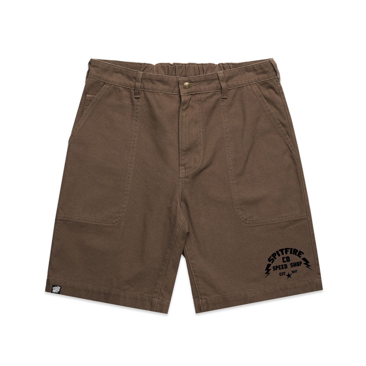 Fuel The Adrenaline Embroidered Cargo Shorts – Spitfire Speed Shop