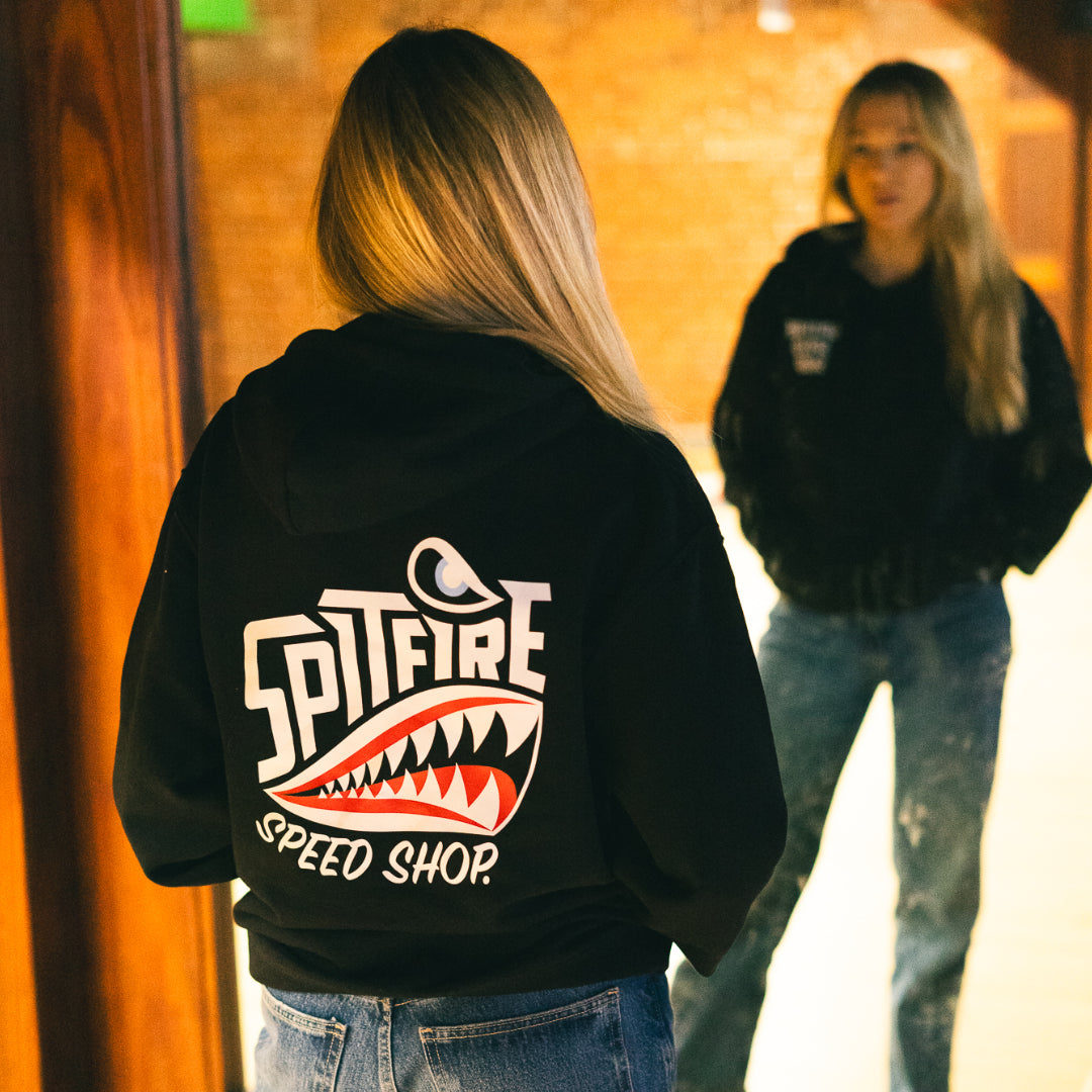 Spitfire Original Kids Black Hoodie With Full Colour Logos – Spitfire ...